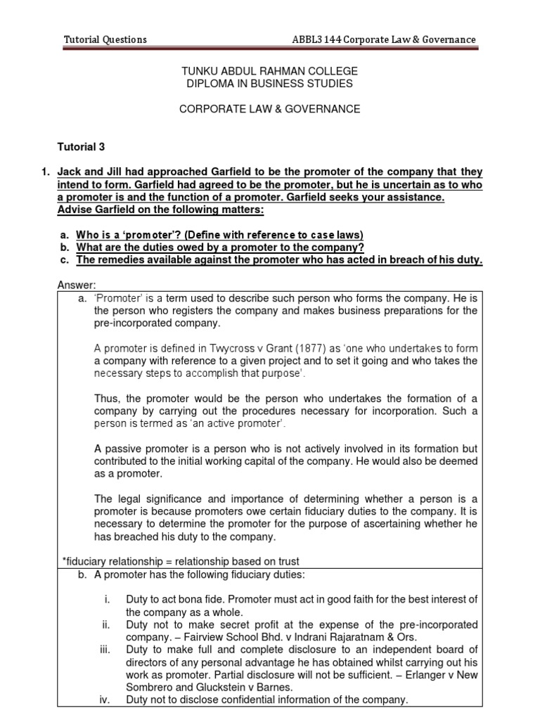Promoter Duties in Corporate Law | PDF | Stocks | Prospectus (Finance)