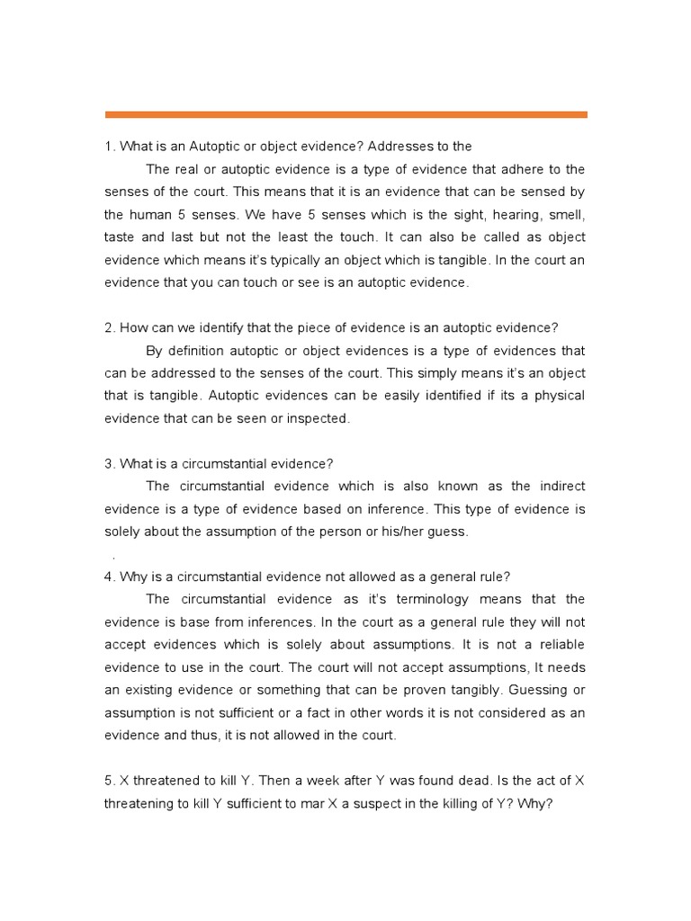 Autoptic Evidence Act | PDF | Self-Improvement