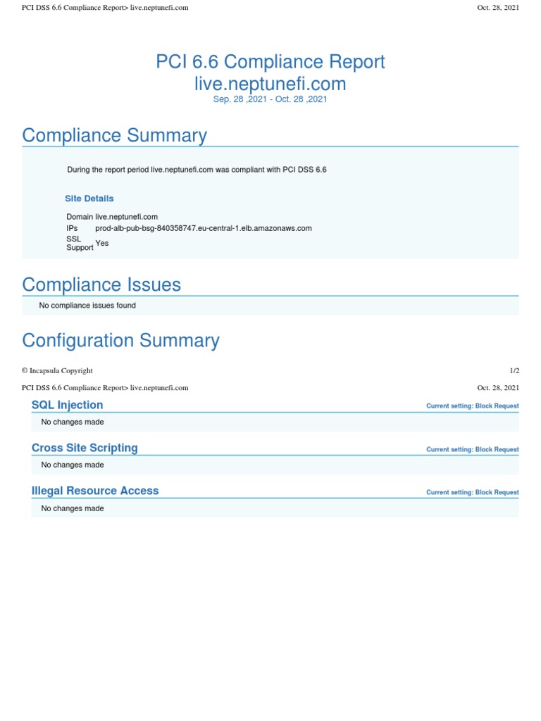 Pci Report For 1124929 | PDF | Computers