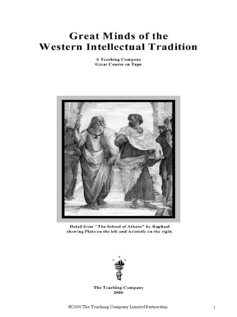 Great Minds of The Western Intellectual Tradition, 3rd Ed | PDF | Plato ...