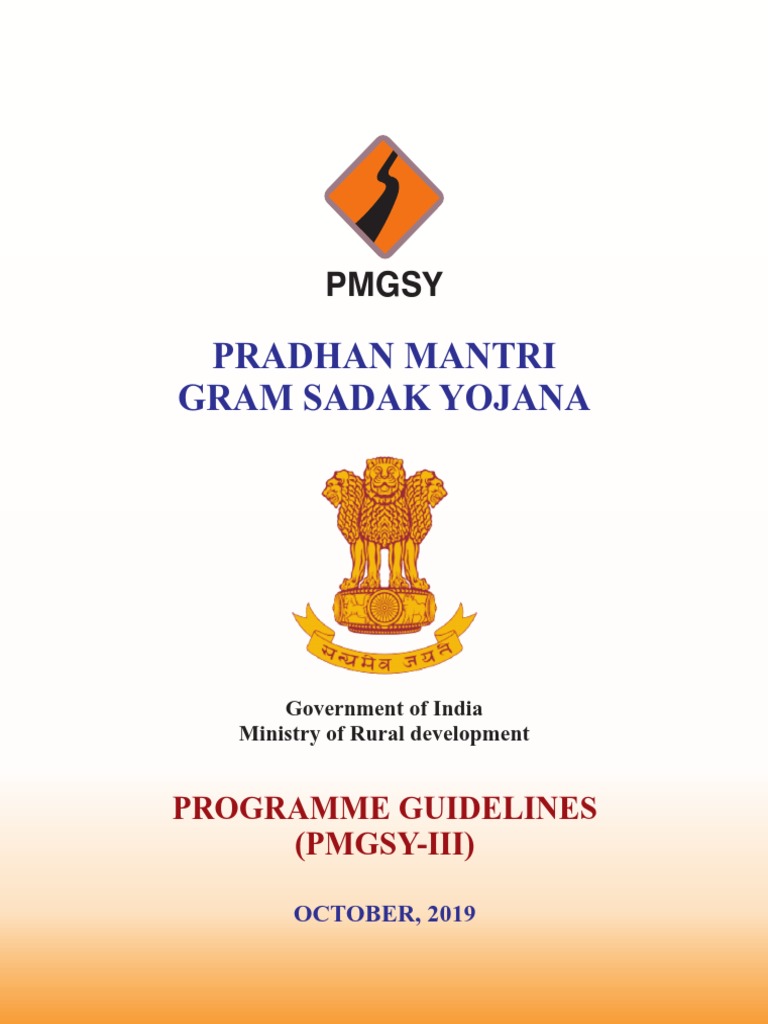 PMGSY-III Programme Guidelines | PDF | Road