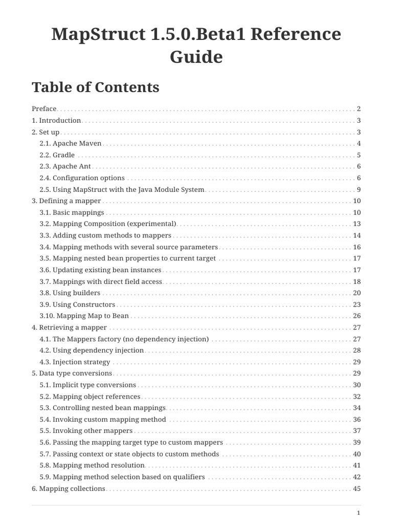 Mapstruct Reference Guide | Download Free PDF | Method (Computer Programming) | Class (Computer ...