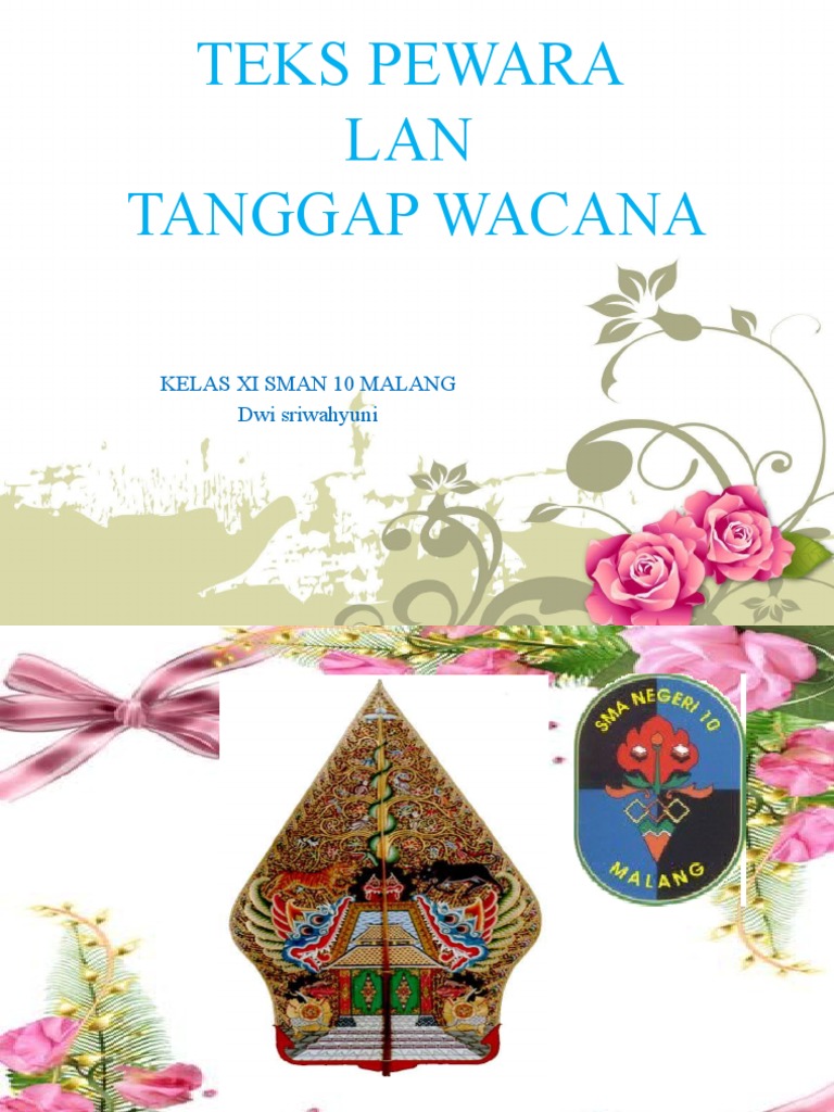 Teks Pewara Lan Pidhato | PDF