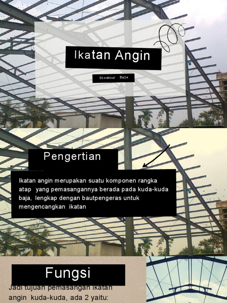 Ikatan Angin pada Struktur Atap Baja | PDF