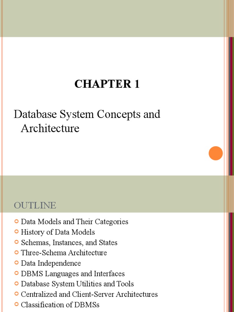 02 DB Concepts and Architecture | Download Free PDF | Databases | Data ...