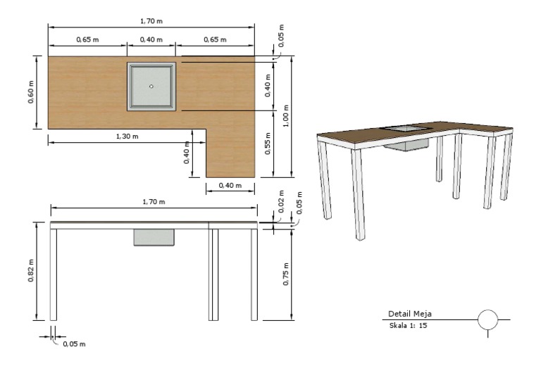 Detail Meja-1 | PDF