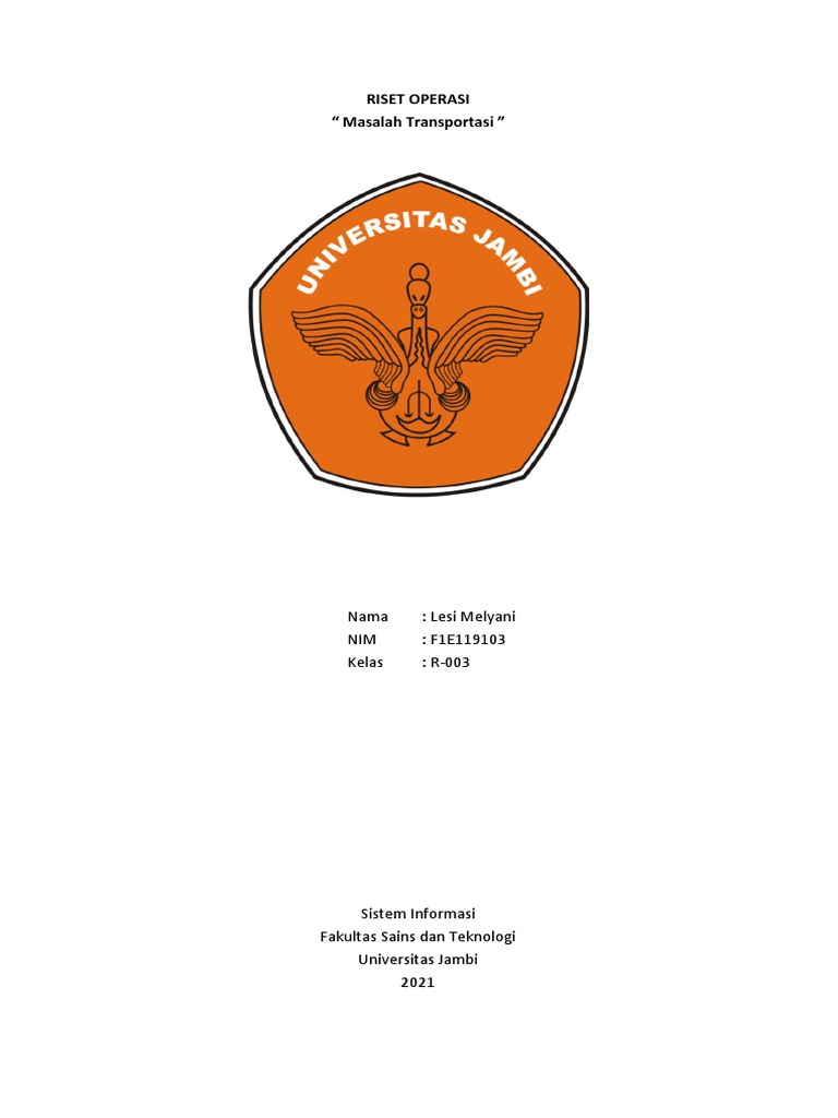 Masalah Transportasi | PDF