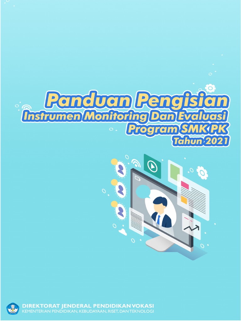 Panduan Pengisian Matriks Dan Aplikasi Monitoring Dan Evaluasi Program SMK PK | PDF