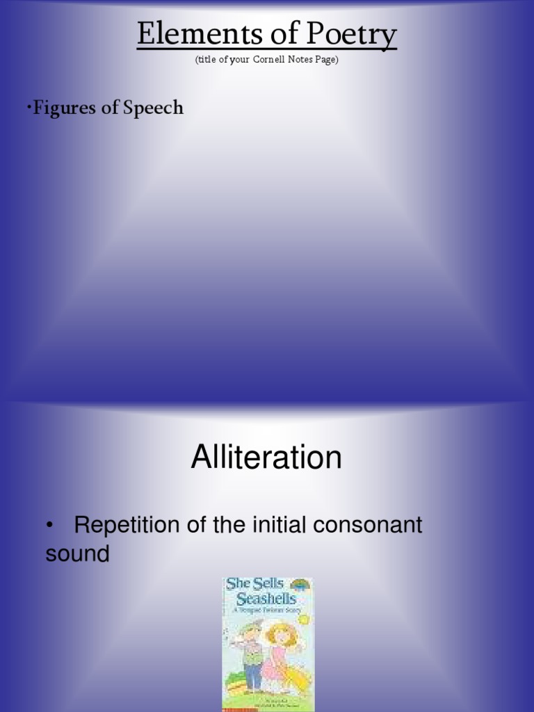Poetry Lesson Cornell Notes | PDF | Poetry | Metaphor
