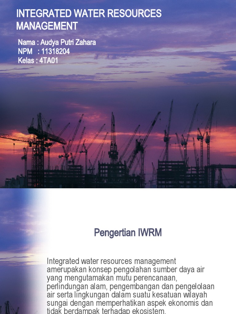 Integrated Water Resources Management | PDF