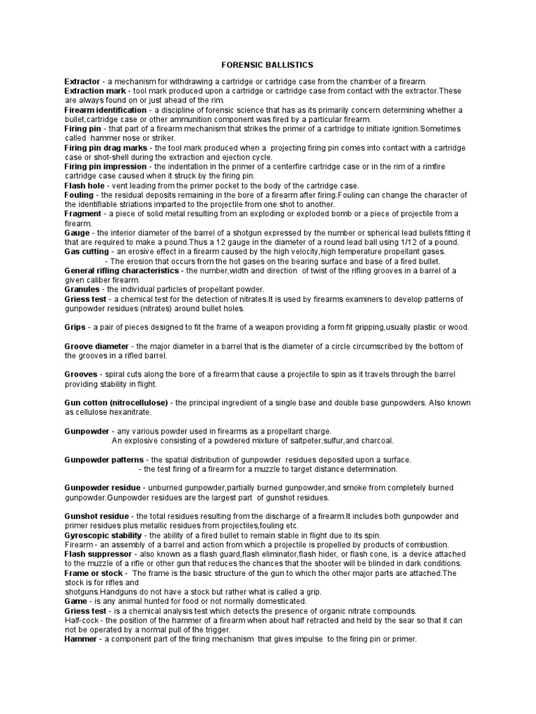 Forensic Ballistics 3 | PDF | Cartridge (Firearms) | Gun Barrel