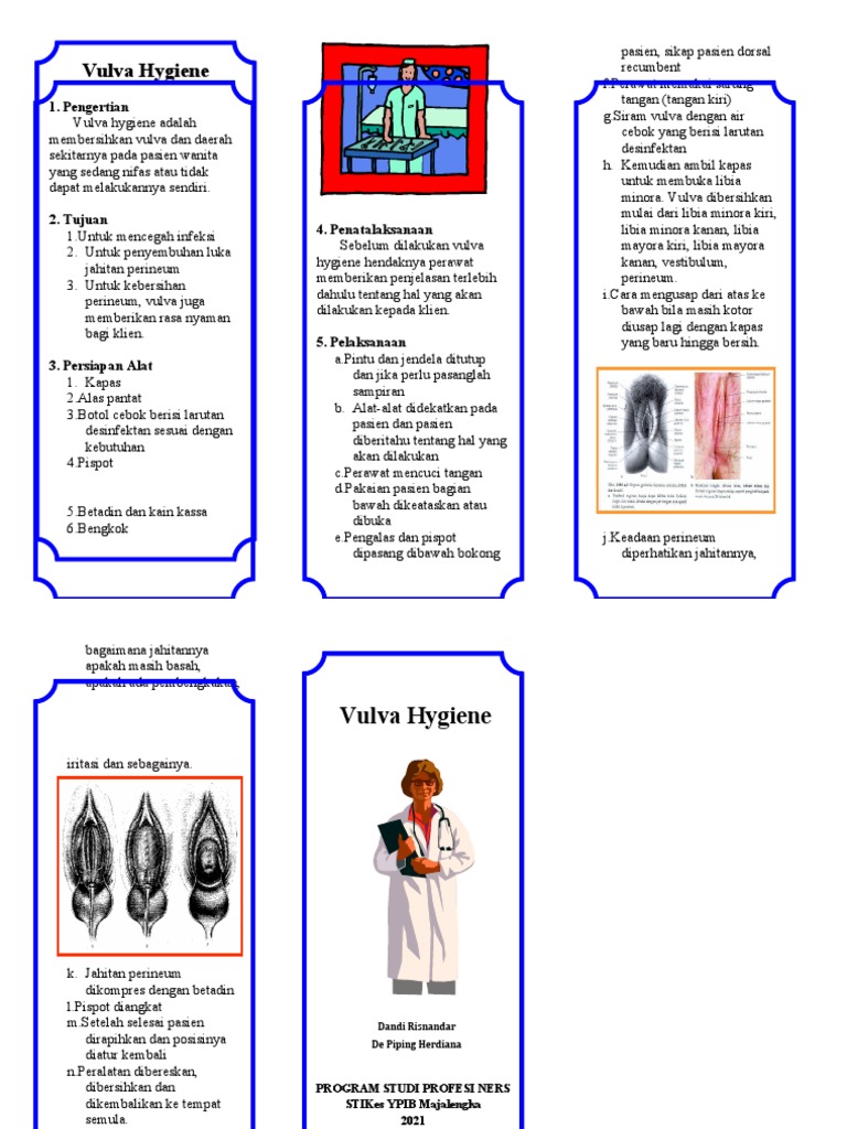 Leaflet Vulva Hygiene | PDF