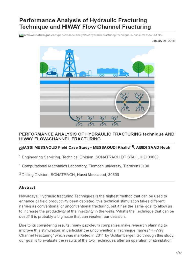 Performance Analysis of Hydraulic Fracturing Technique and HIWAY Flow ...