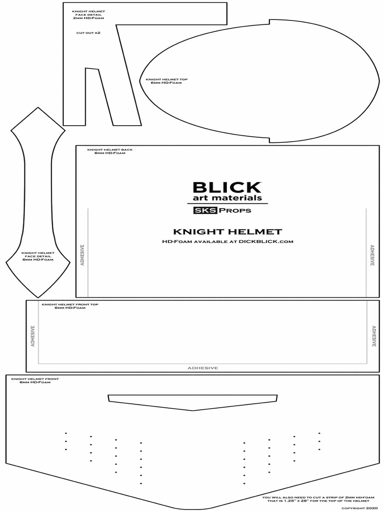 Blick Helmet Template | PDF