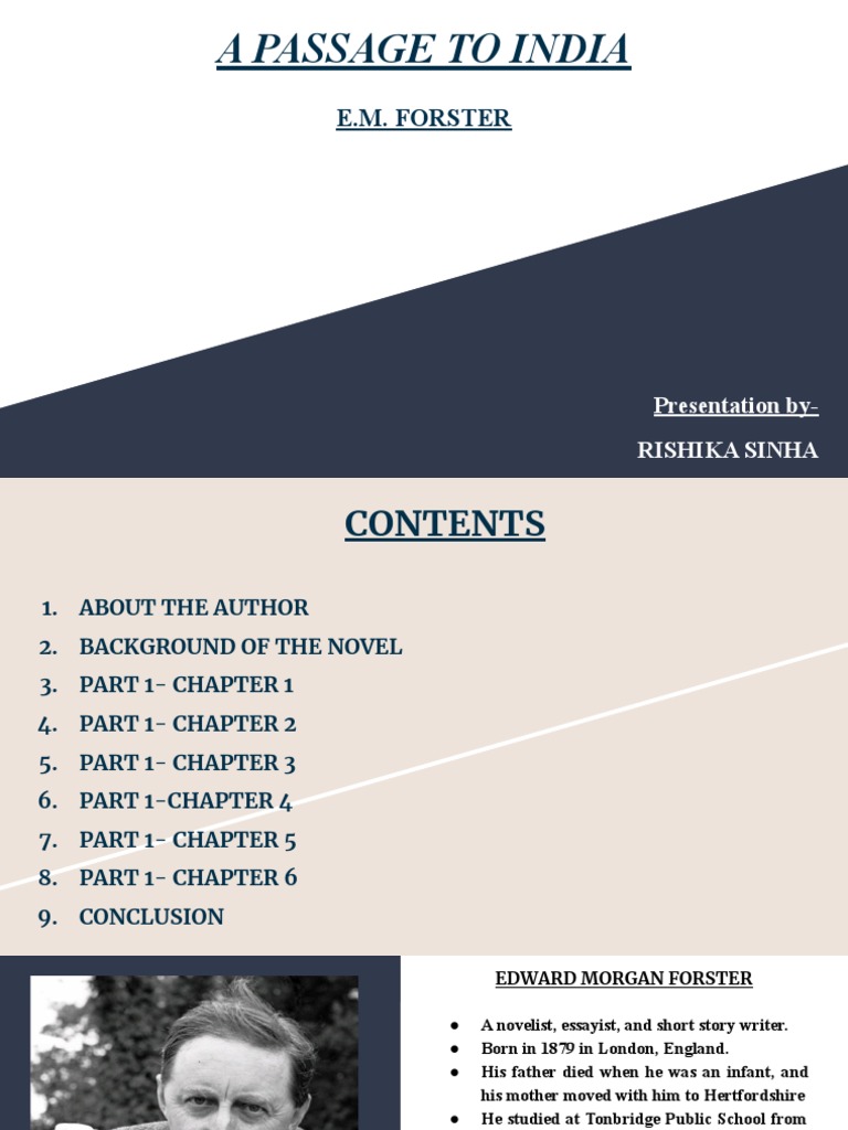 A Passage To India E.M. Forster | PDF