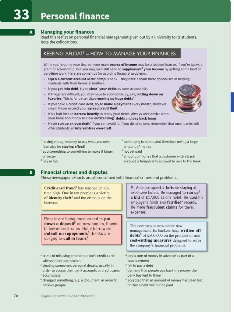 Personal Finance Management Tips | PDF | Debt | Credit Card