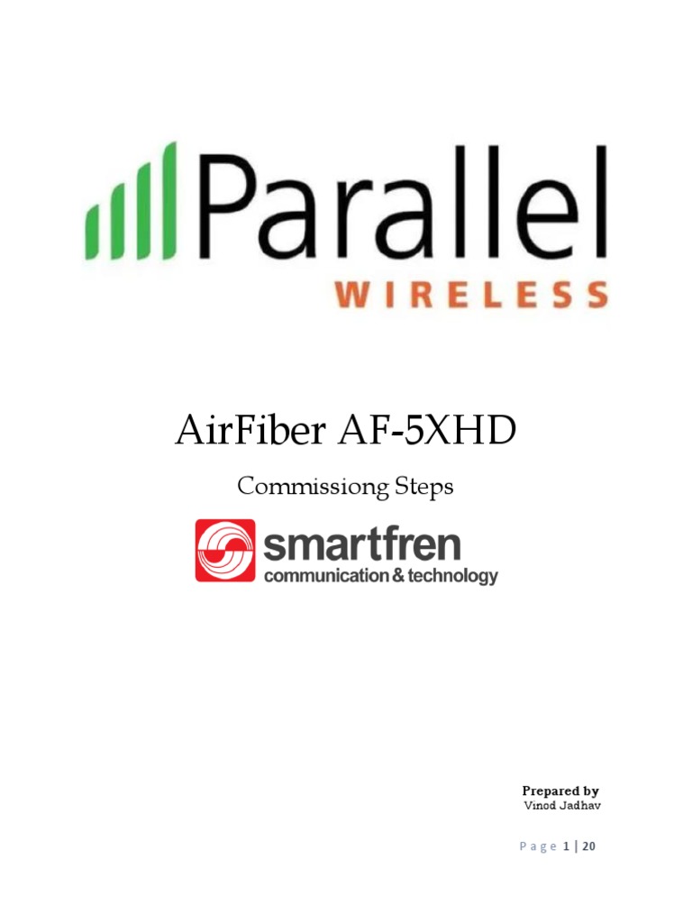 AF-5XHD Commissioning Steps | PDF | Computer Network | Ip Address