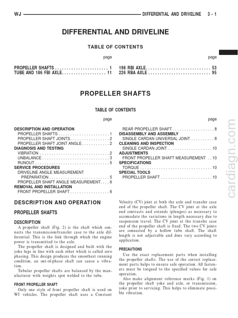 Driveline and Differential Guide | PDF | Axle | Gear
