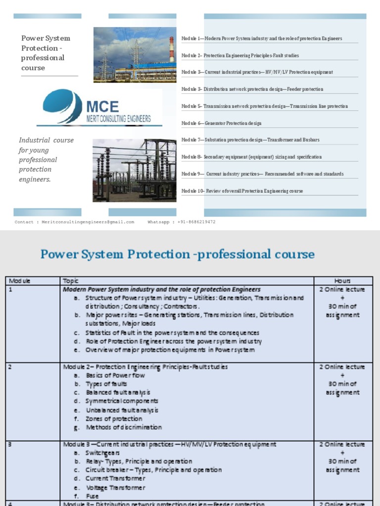 Power Protection for Young Engineers | PDF | Transformer | Electrical ...