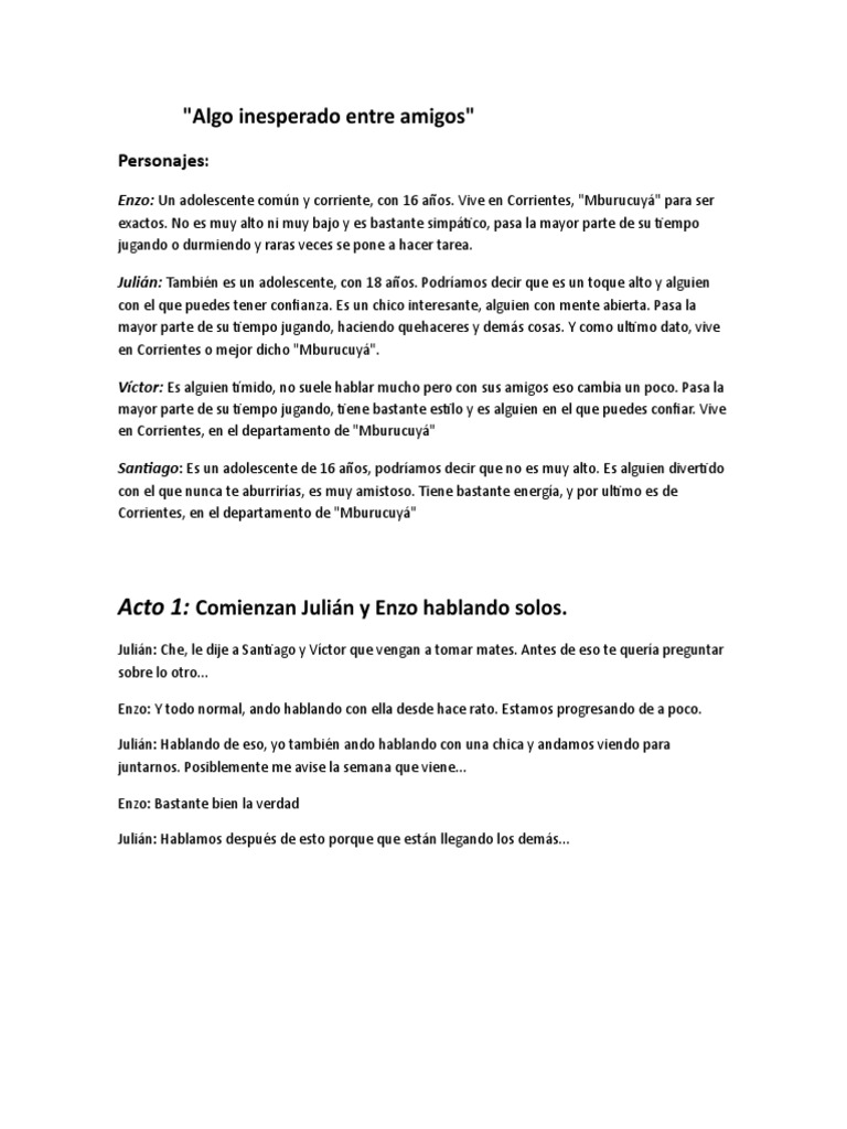 Algo Inesperado | PDF