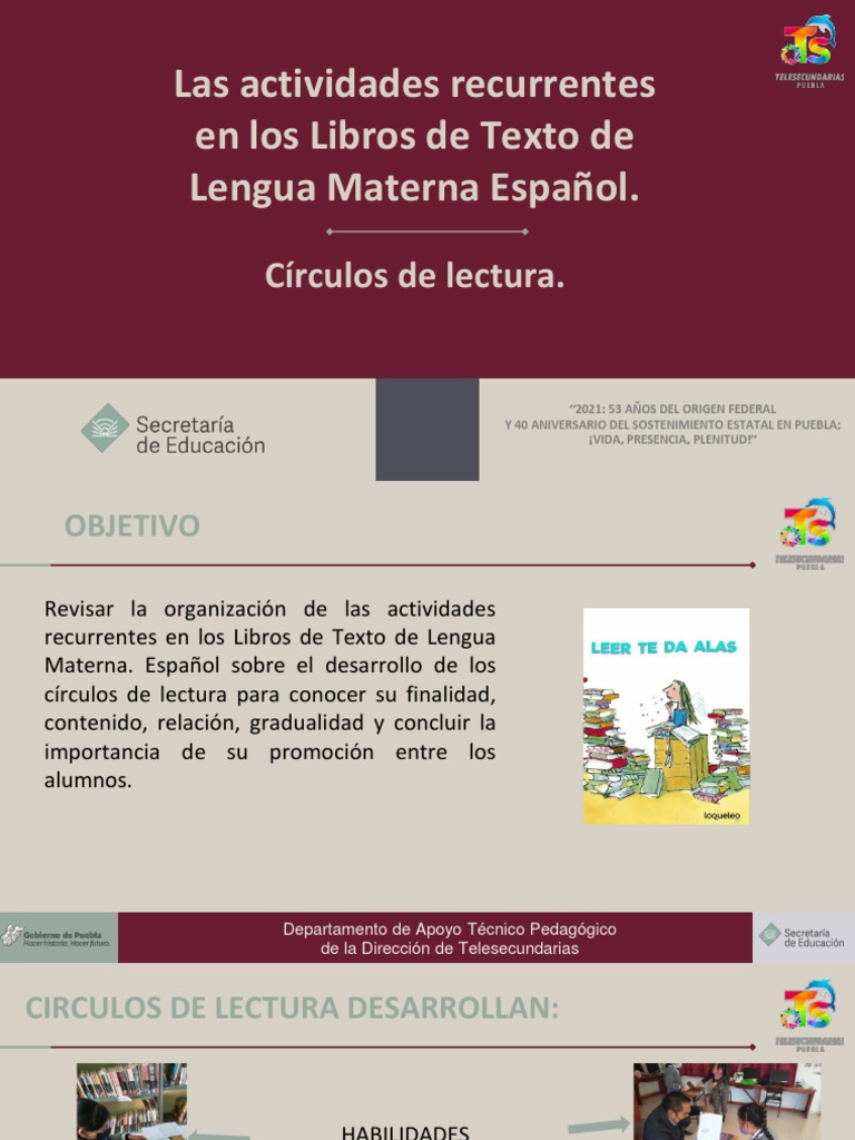 Estrategias para Círculos de Lectura en Telesecundarias | PDF ...