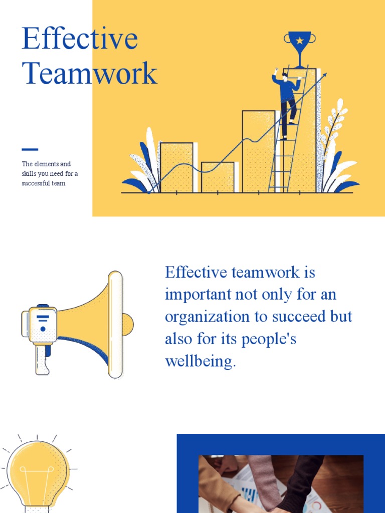 The Elements of Effective Teamwork: Communication, Planning ...