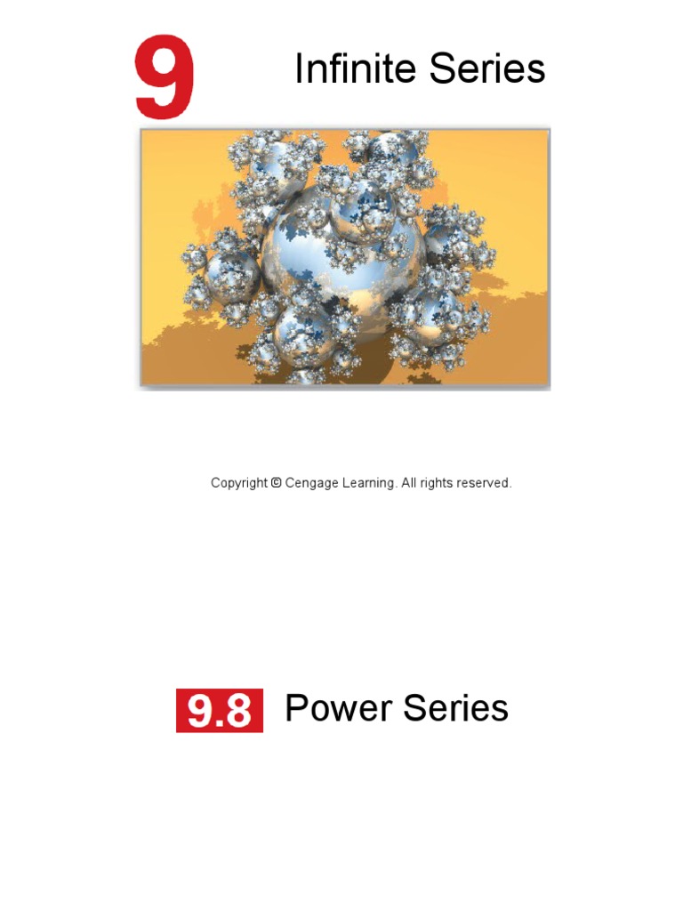 LarsonETF6 ch09 Sec8 | PDF | Power Series | Integral