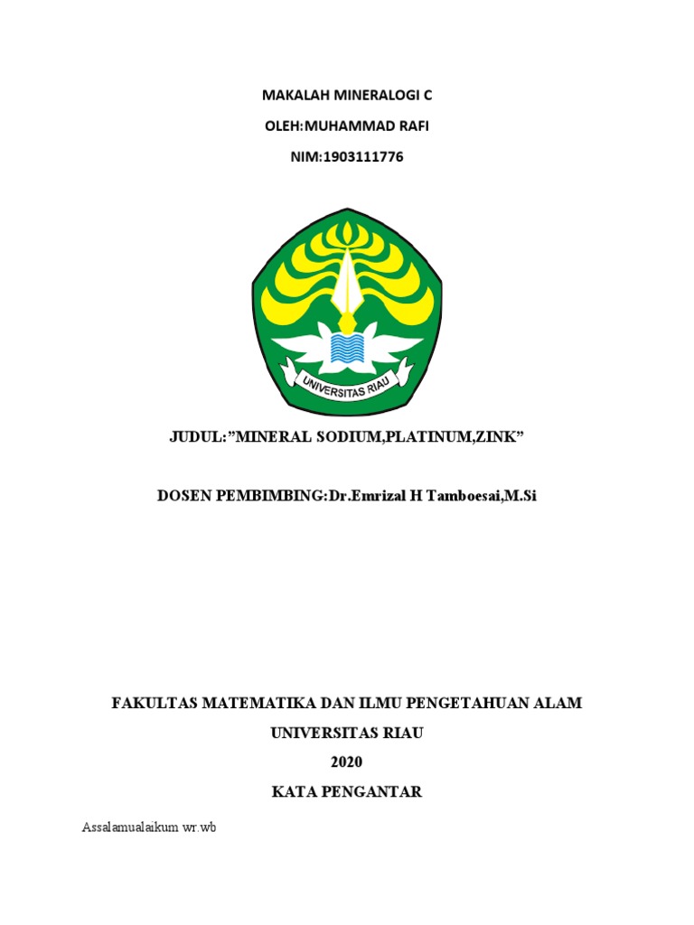 Makalah Anorganik C | PDF | Metode & Bahan Ajar | Teknologi & Rekayasa