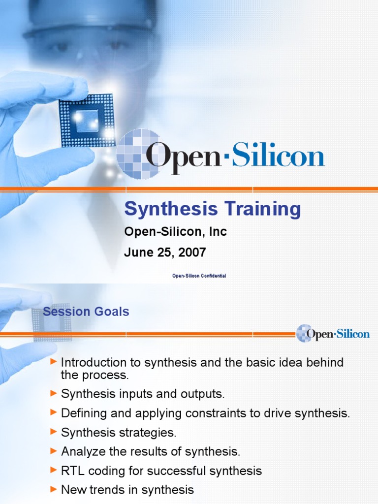 Synthesis Training | PDF | Hardware Description Language | Logic Synthesis