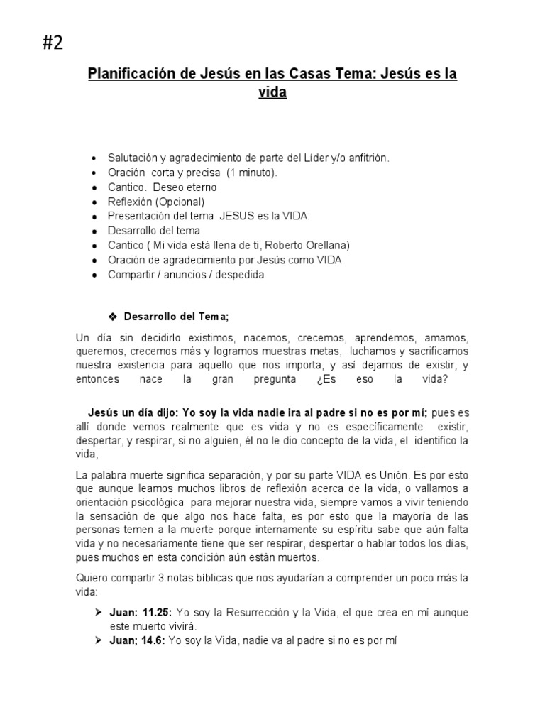 Jesus Es La Vida | PDF | Cristo (título) | Muerte