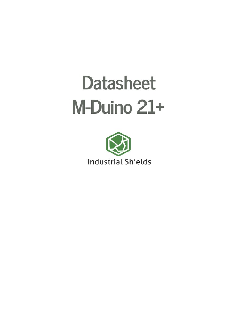 M-Duino 21+Arduino-PLC | Download Free PDF | Power Supply | Programmable Logic Controller