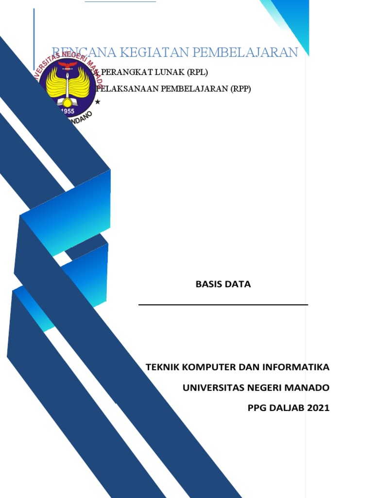RPP KD 3.4 Basis Data Upload | PDF | Karier & Perkembangan | Seni