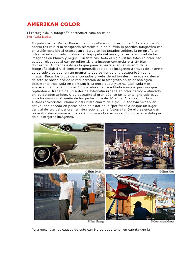 Amerikan Color | PDF | Color | Imagen