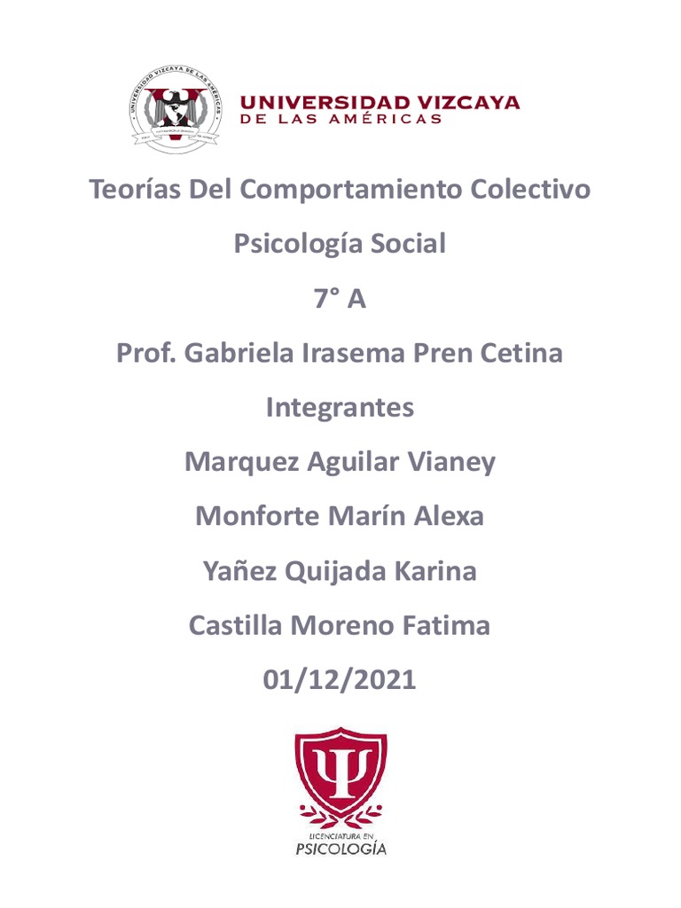 Teorías Del Comportamiento Colectivo | PDF | Comportamiento | Las emociones