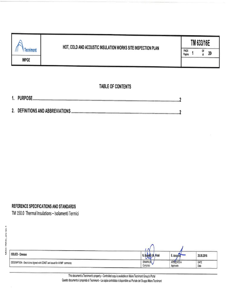 TM633 16e | PDF | Specification (Technical Standard) | General Contractor