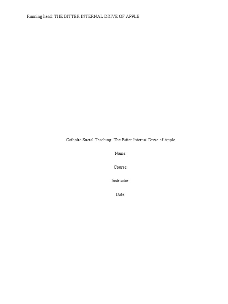 Apple's Ethical Dilemma in Supply Chains | PDF | Labor Rights | Apple Inc.