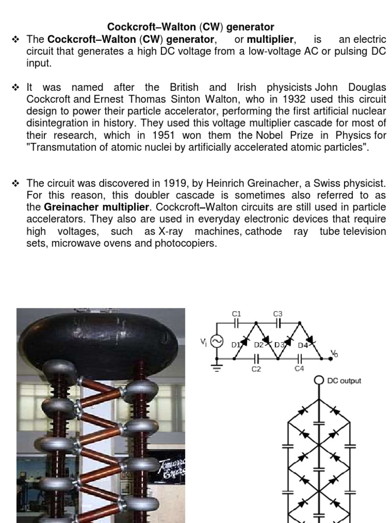 663 - Cockcroft-Walton Generator | PDF | Electrical Equipment ...