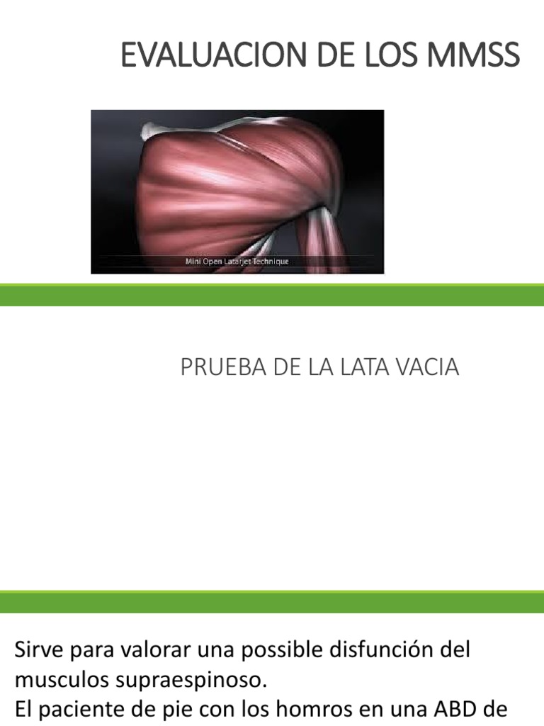 Evaluacion de Los MMSS | PDF | Hombro | Codo