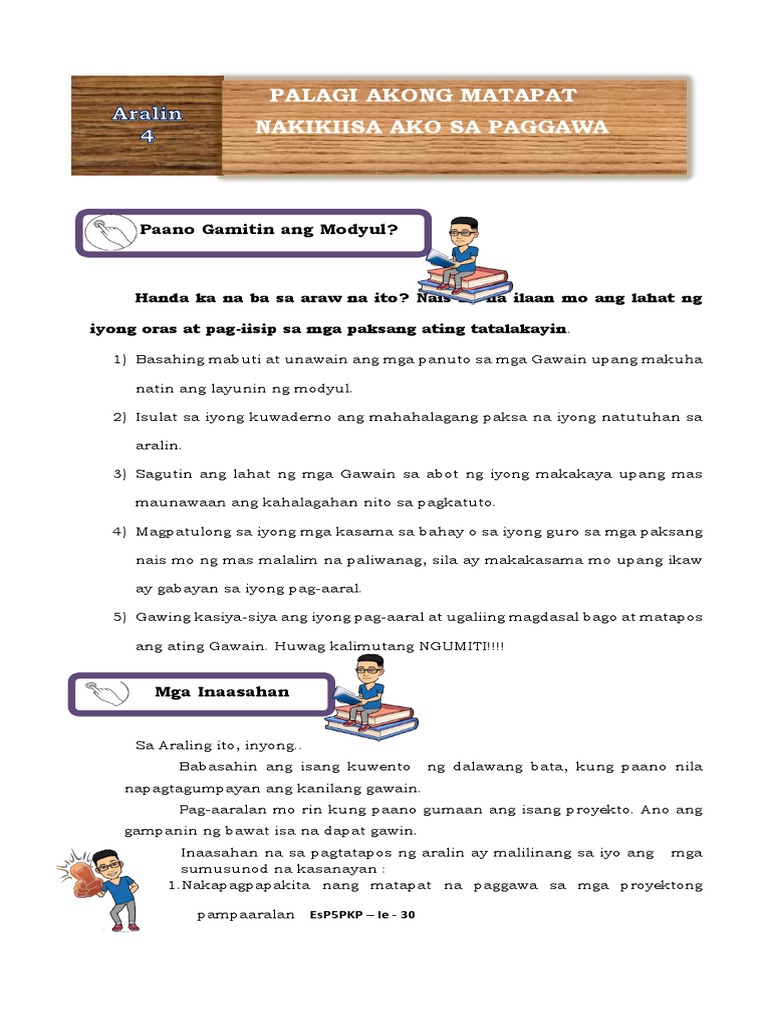 ESP 5 Q1 Week 5 6 | PDF