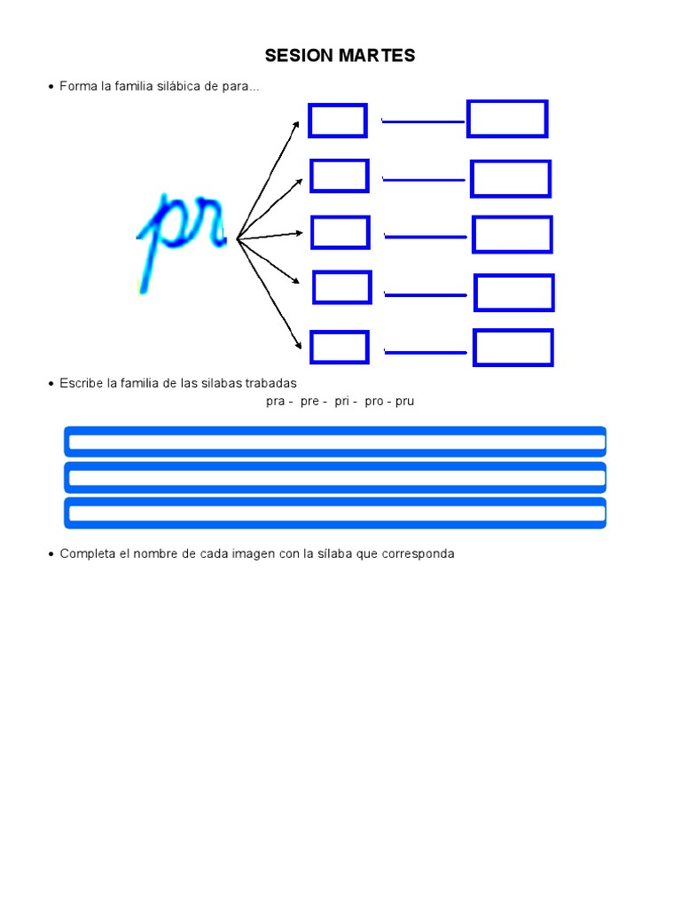 Ficha Pra Pre Pri Pro Pru | PDF