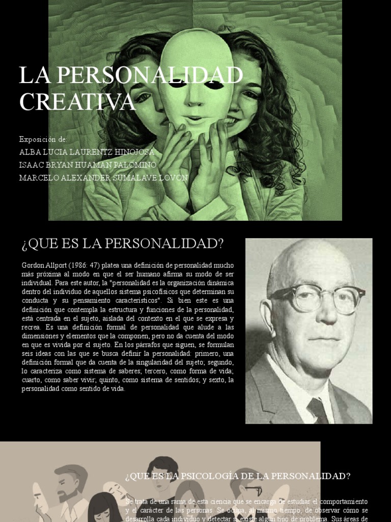 La Personalidad Creativa | PDF | Creatividad | Sicología