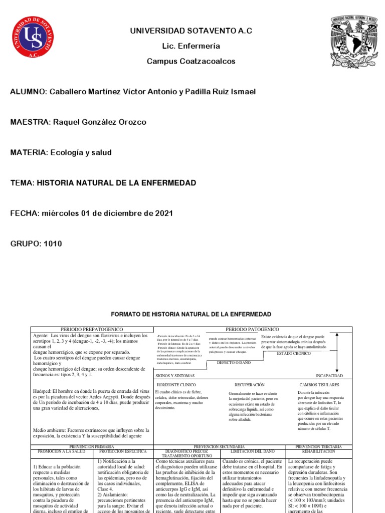 Periodo Prepatogénico | PDF | Microbiología | Enfermedades y trastornos