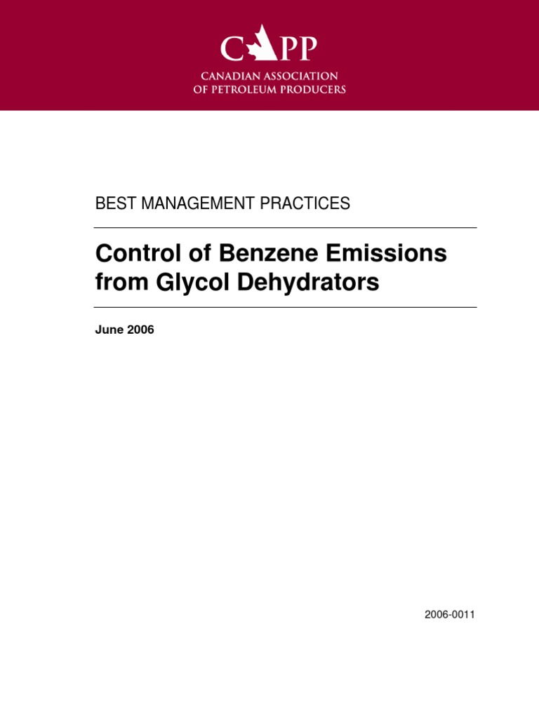 Control of Benzene Emissions From Glycol Dehys | PDF