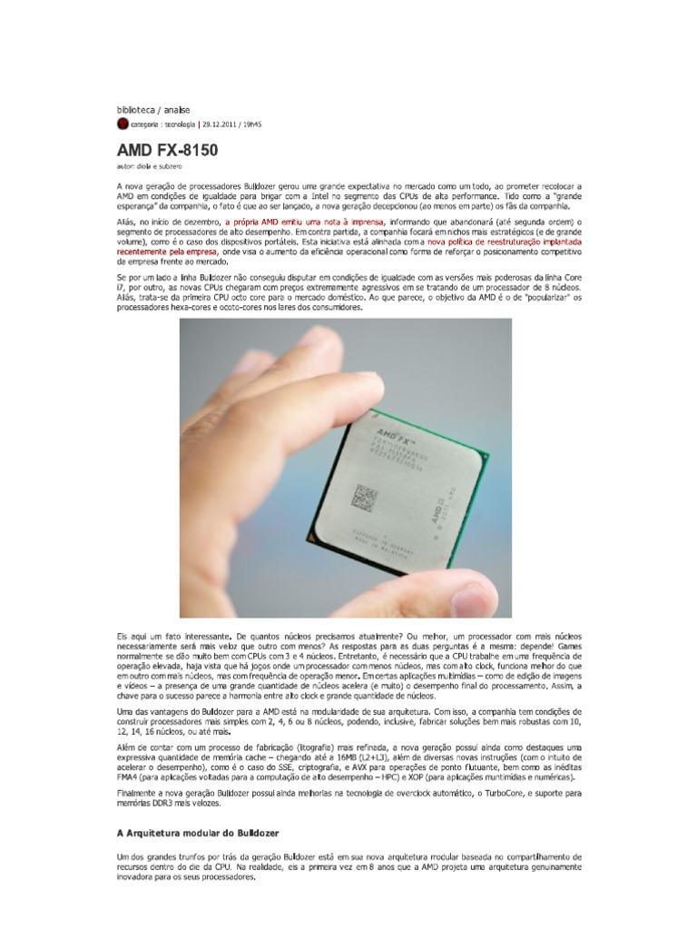 Amd FX-8150 | PDF