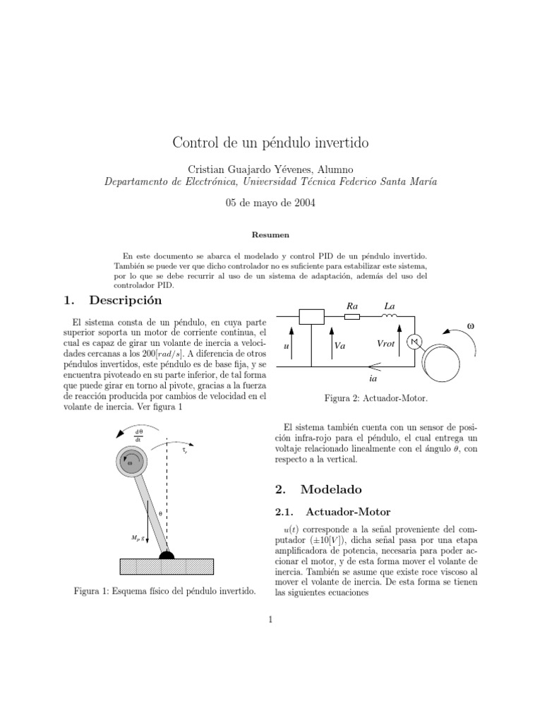 Pendulo Es | PDF | Péndulo | Esfuerzo de torsión
