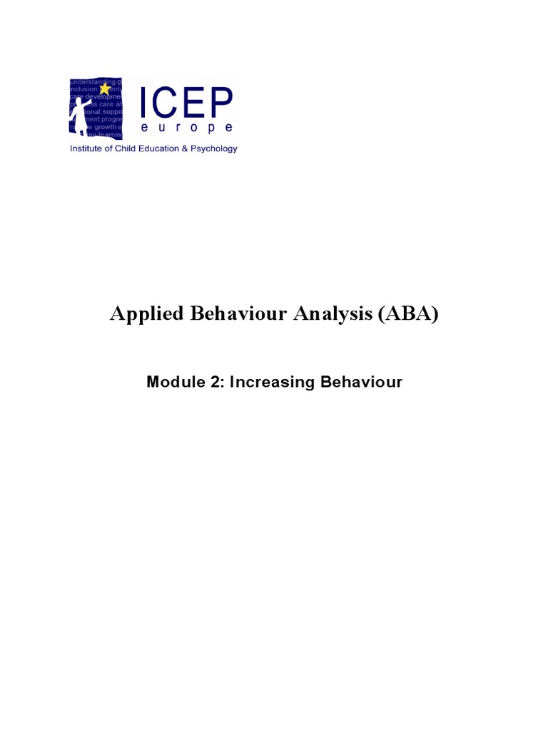 Applied Behaviour Analysis (ABA) | Download Free PDF | Reinforcement ...