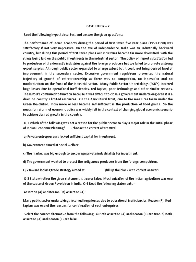 Case Study 2 | PDF | Economic Growth | Economies