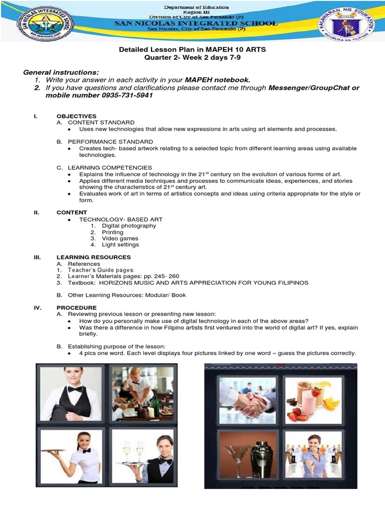 Write Your Answer in Each Activity in Your MAPEH Notebook | Download ...