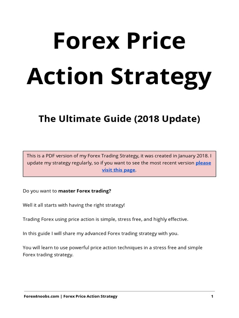 Forex Price Action Strategy: The Ultimate Guide (2018 Update) | PDF ...
