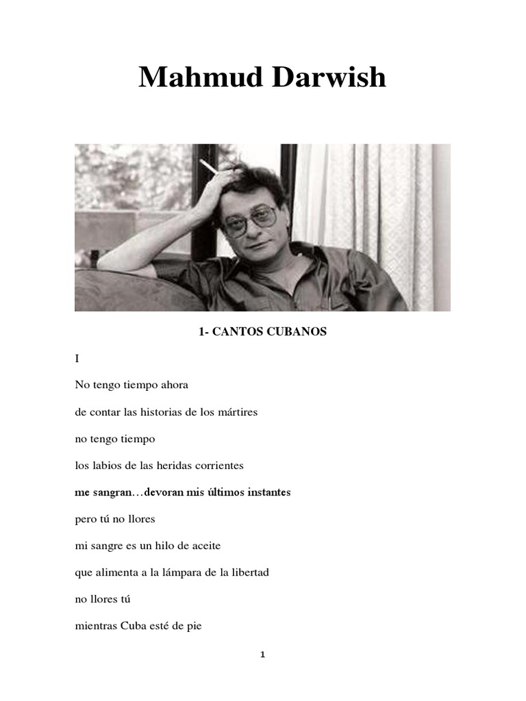 Mahmud Darwish | PDF